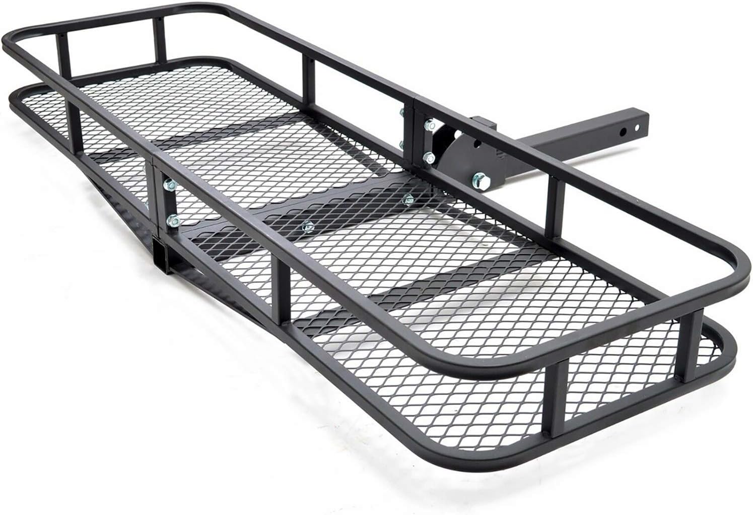 Amazon.com: Hitch Cargo Carrier Basket Luggage Rack Hitch Mount Hauler ...