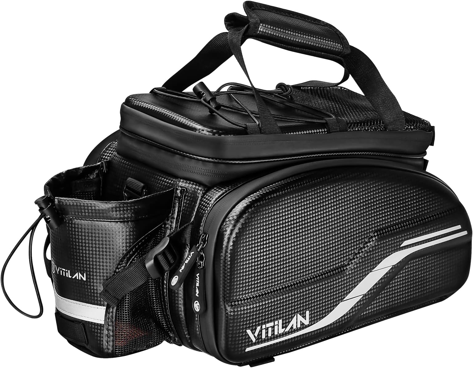 Amazon.com: ENGWE Bicycle Saddle Bag, Rear Luggage Rack, 7L Capacity ...