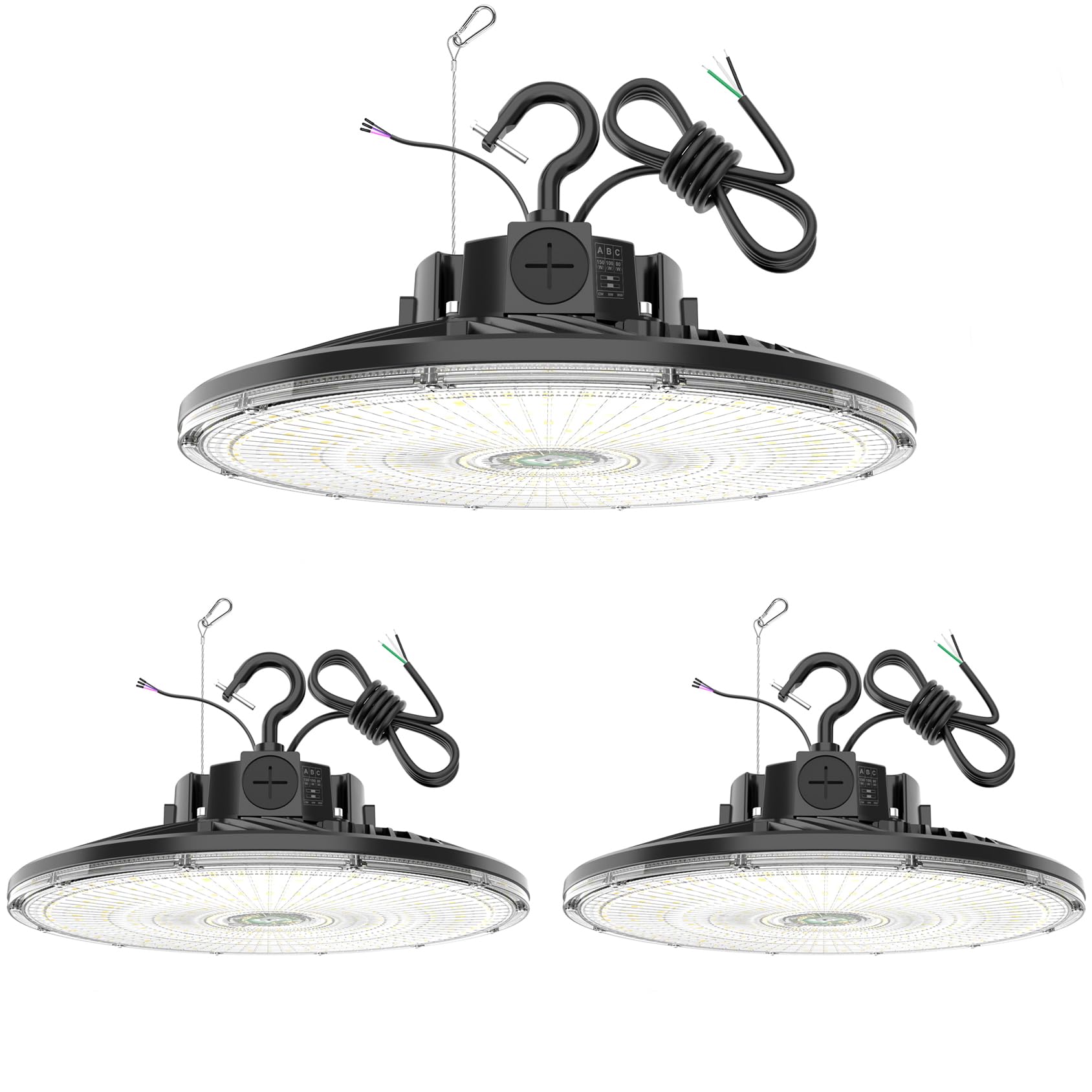 Snapklik.com : YELLORE 3 Pack 480V LED High Bay Light UL DLC Listed UFO ...