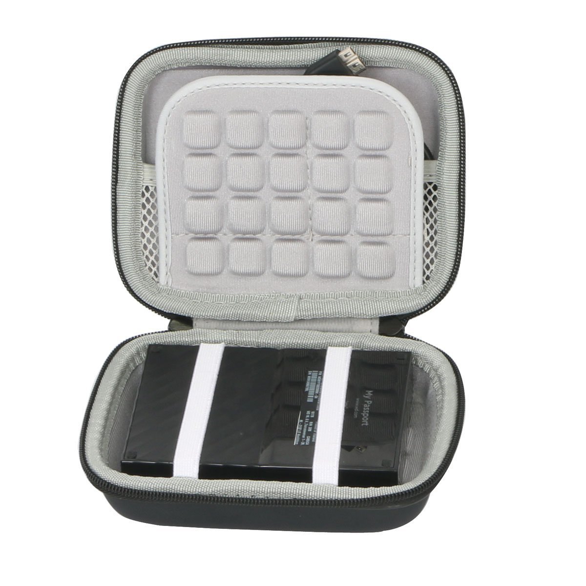 co2CREA Hard Travel Protective Case for WD Elements/WD My Passport ...
