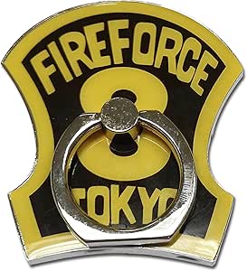 Amazon.com: Great Eastern Entertainment Fire Force - Emblem Phone Ring ...