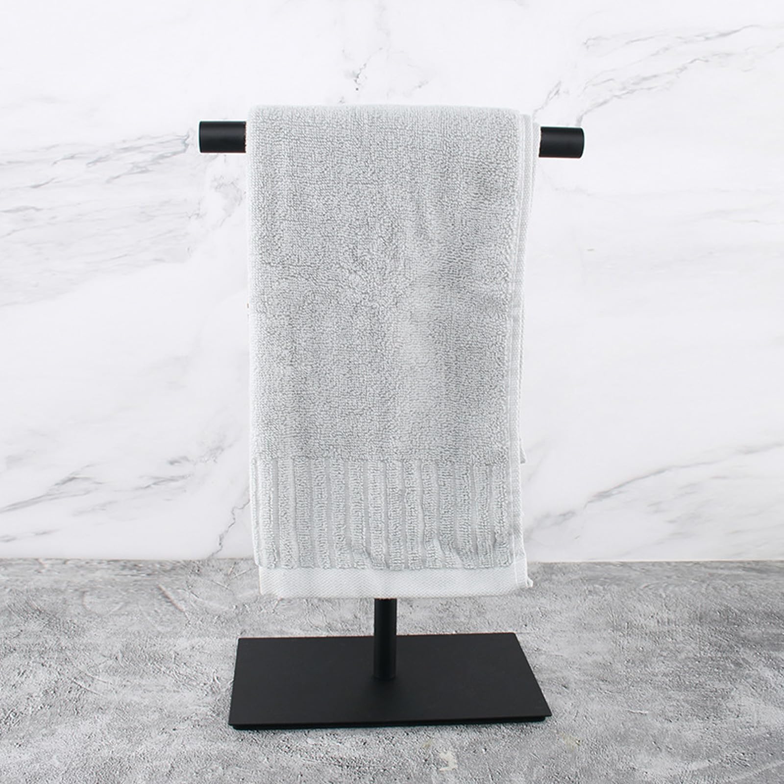Towel Racks Hand Towel Stand, Countertop T-Shape Towel Hanger Modern ...