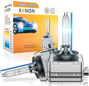 Amazon.com: SENROBO D1S HID Xenon Headlight Bulbs,8000K White Blue,35W Upgraded 350% Brighter ...