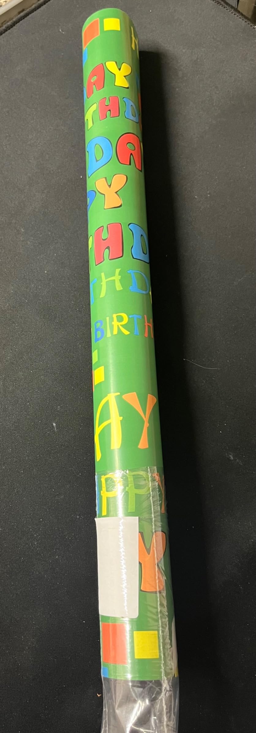 Black Happy Birthday Gift Wrapping Paper Roll,Topeedy 43cm*10m Eco ...