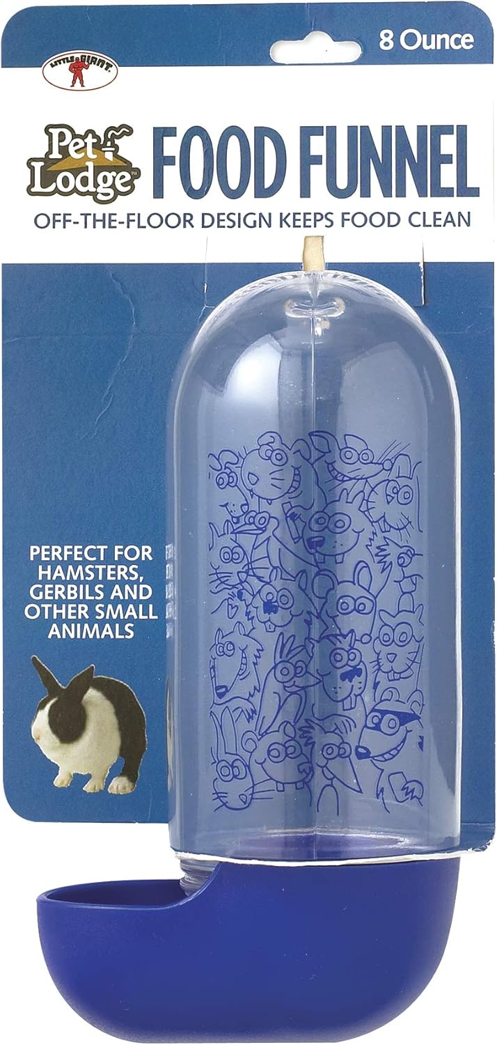 Amazon.com : Pet Lodge Small Animal Food Funnel Off The Floor Feeder ...