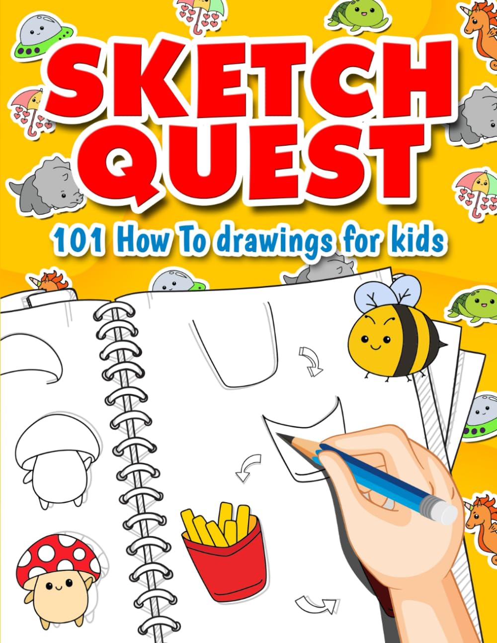 Sketch Quest: 101 how to drawings for kids: Montgomery, Quinn ...