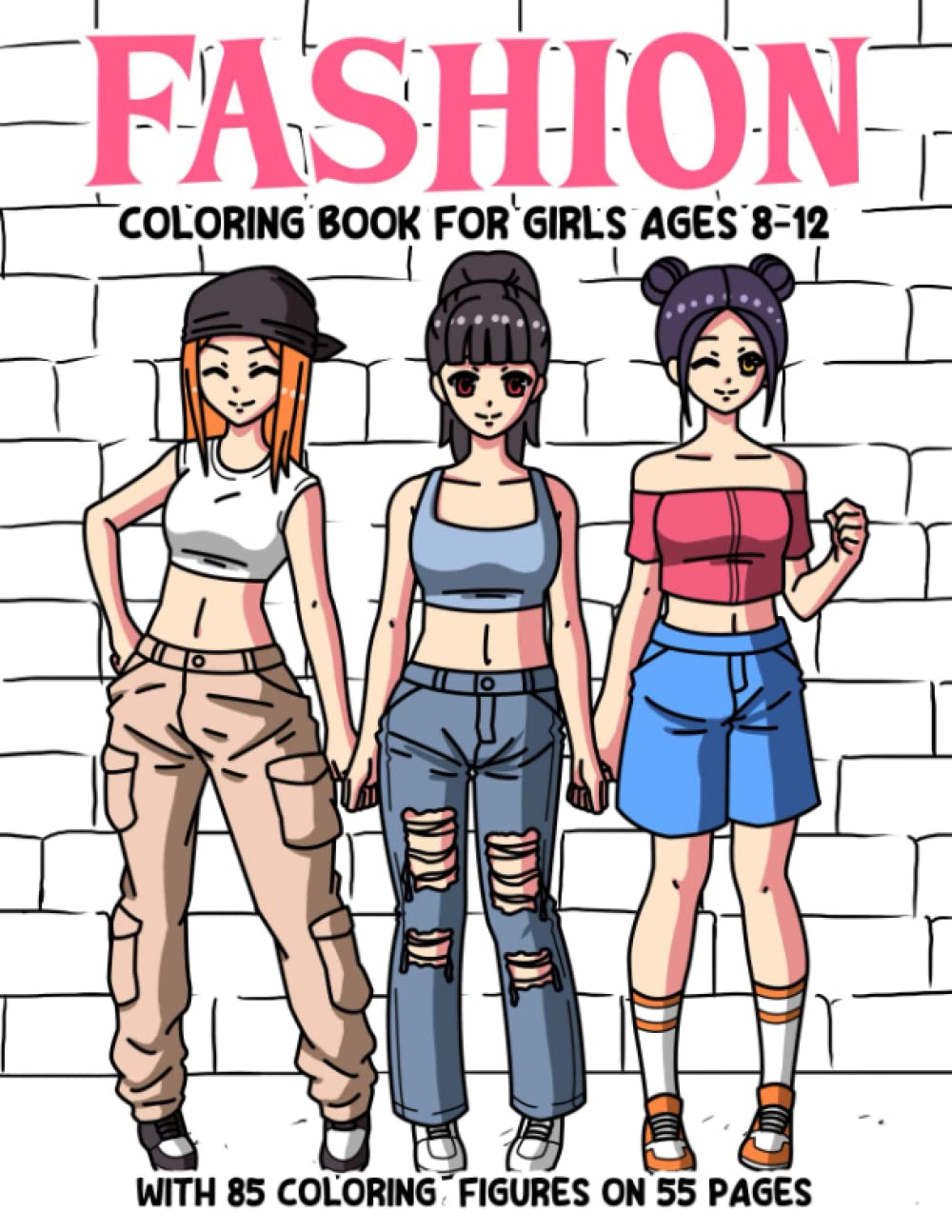 Amazon.com: Fashion Coloring Book for Girls Ages 8-12: Coloring Pages ...