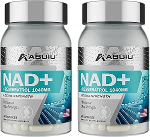 Amazon.com: NAD+ Supplement for Women Men, NAD+ Resveratrol Supplement ...