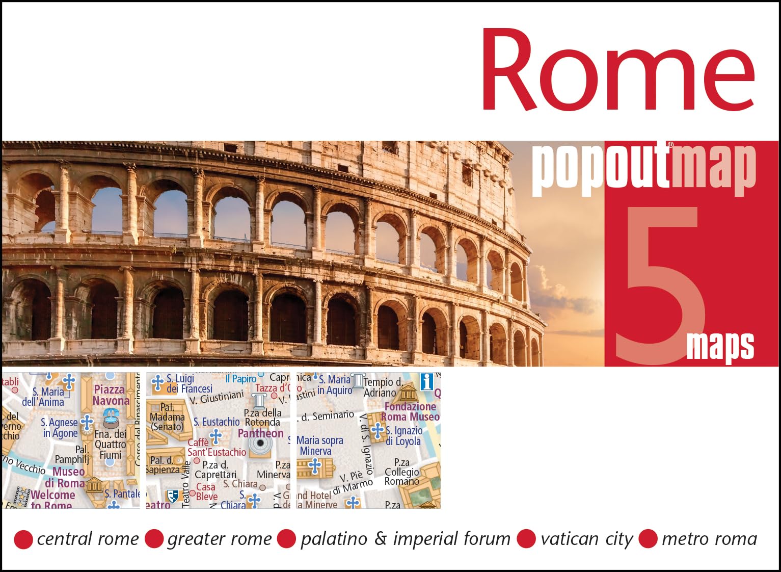 Buy Rome PopOut : Pocket size, pop up city of Rome (PopOut s) Online at ...