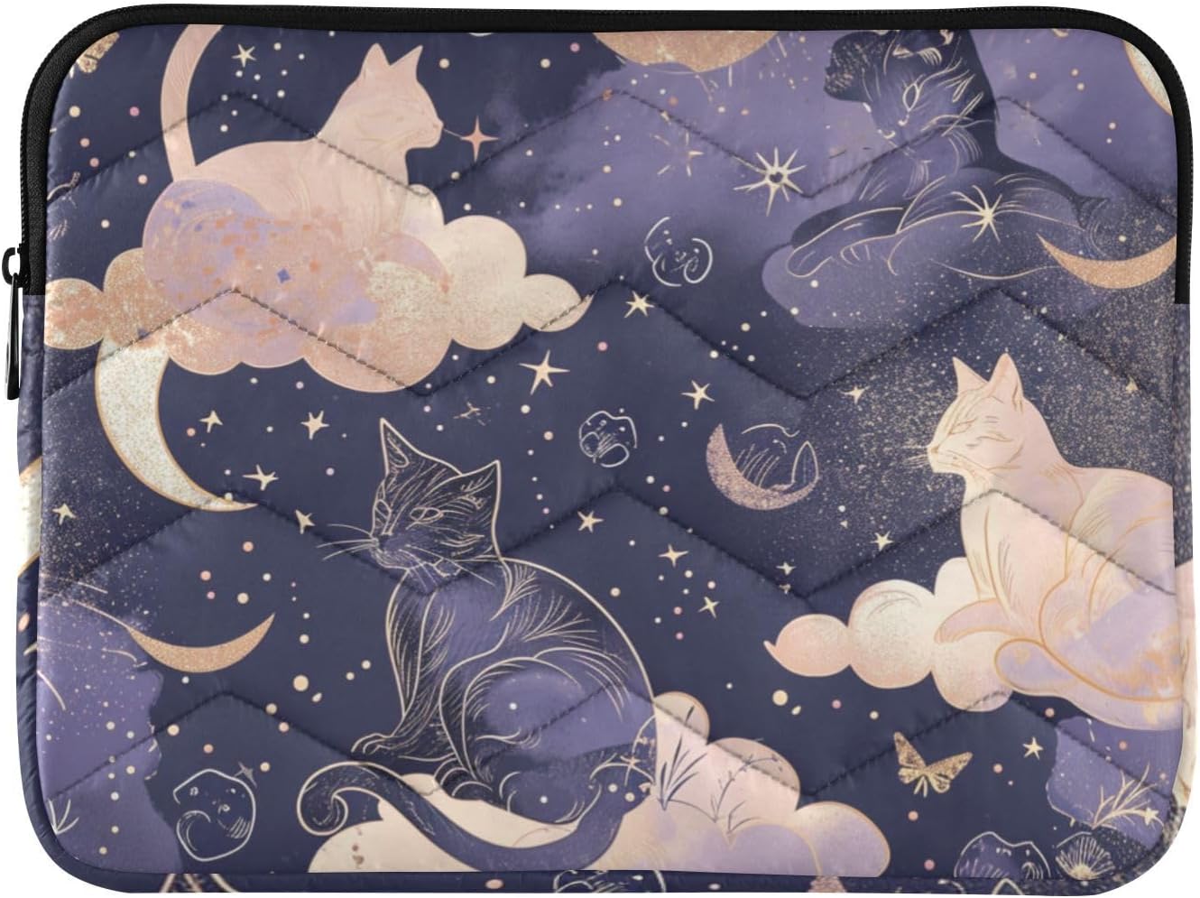 Amazon.com: ALAZA Cat Moon Star Witchy Laptop Sleeve Case 13, 13.3, 14 ...
