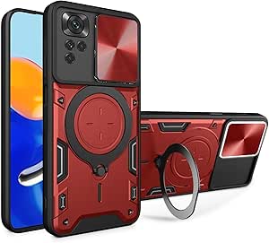 Amazon.com: Case for Xiaomi Poco F3 5G/Mi 11X 5G,Military Flashing [Built-in Kickstand] Magnetic ...