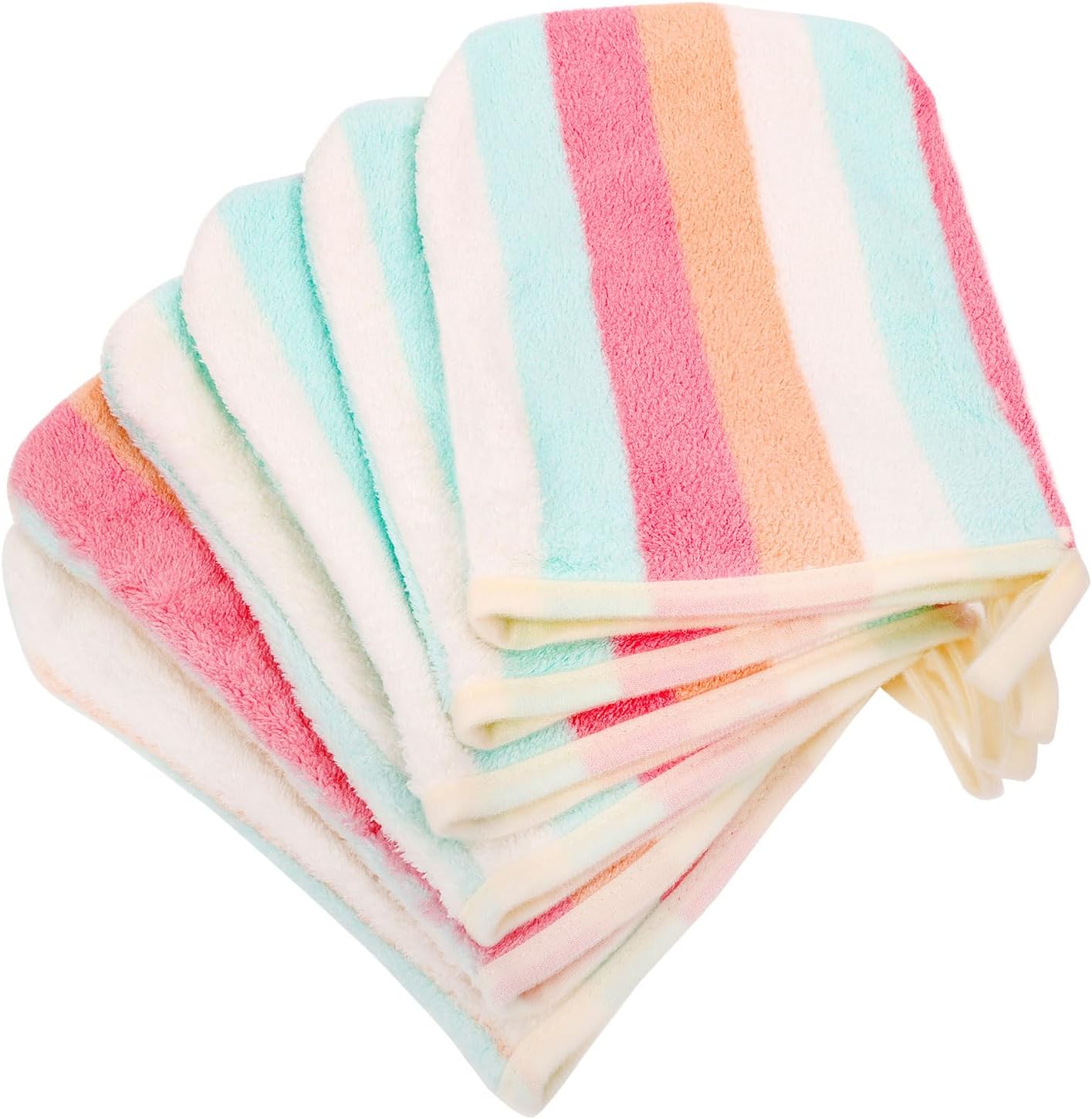 Amazon.com: TowelFirst Luxury Washcloth Set with Loop to Hang, 6 Pack ...