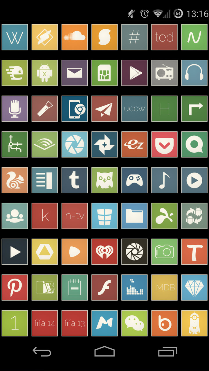 Simple Squares - Icon Pack - App on Amazon Appstore