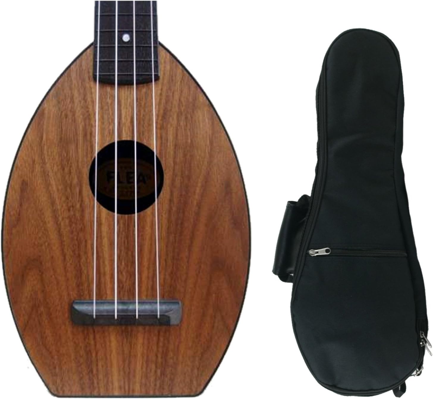 Amazon.com: Magic Fluke Co Flea Standard Walnut Concert Ukulele w/Gig ...