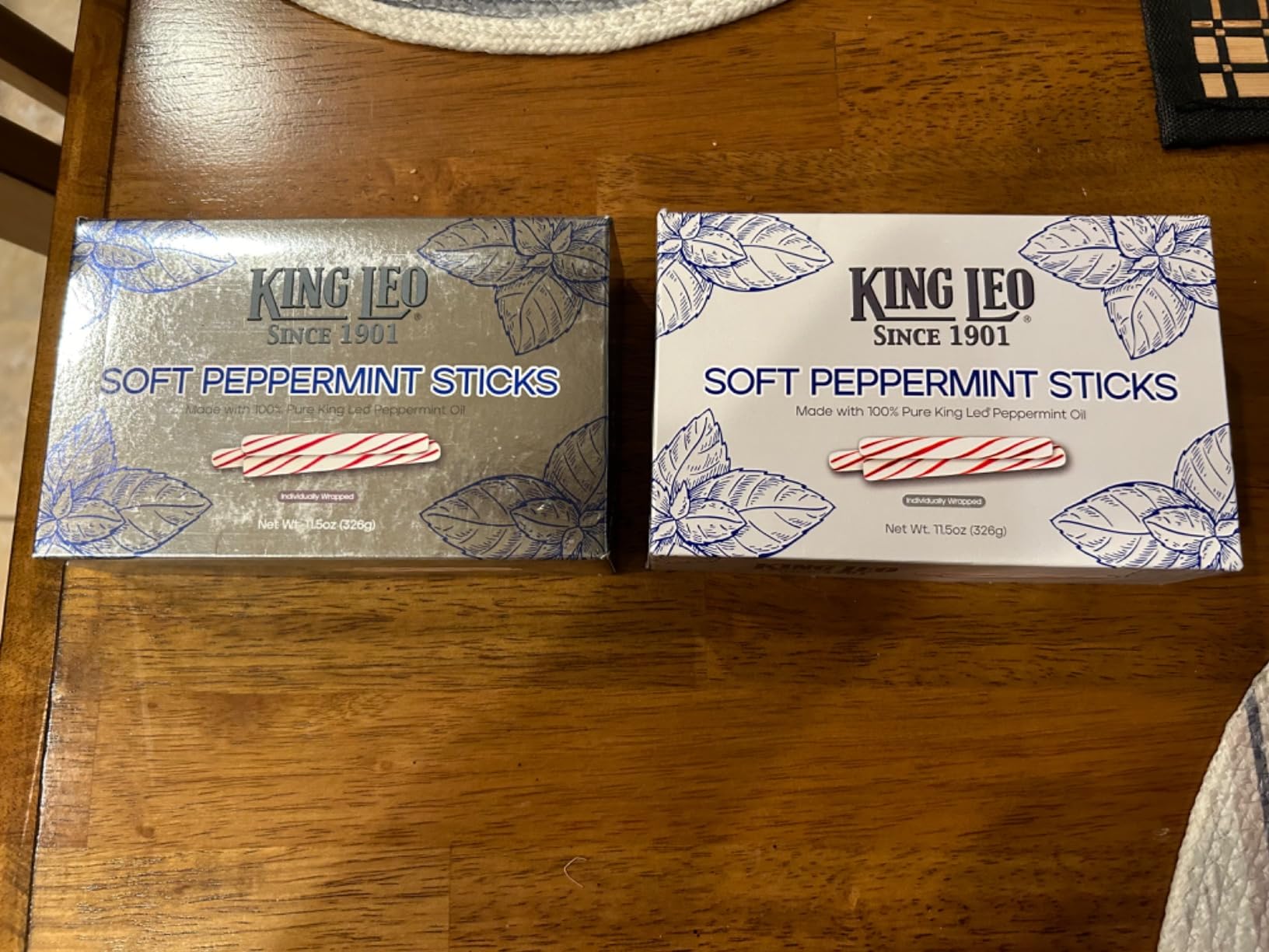 Amazon.com : King Leo Soft Peppermint Sticks (11.5 oz Box) : Grocery ...