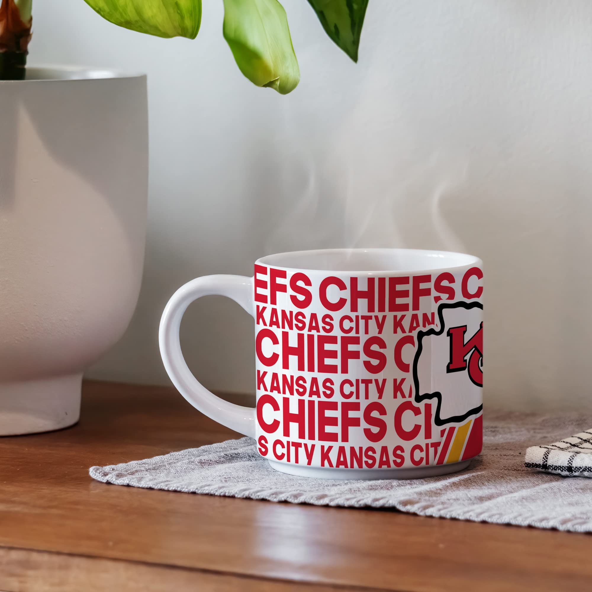 Snapklik.com : NFL Football Kansas City Chiefs 14 Oz Metro Ceramic ...