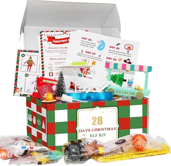Amazon.com: YFOMLLS Elf Kit Accessories 28 Days of Christmas 2025 for ...