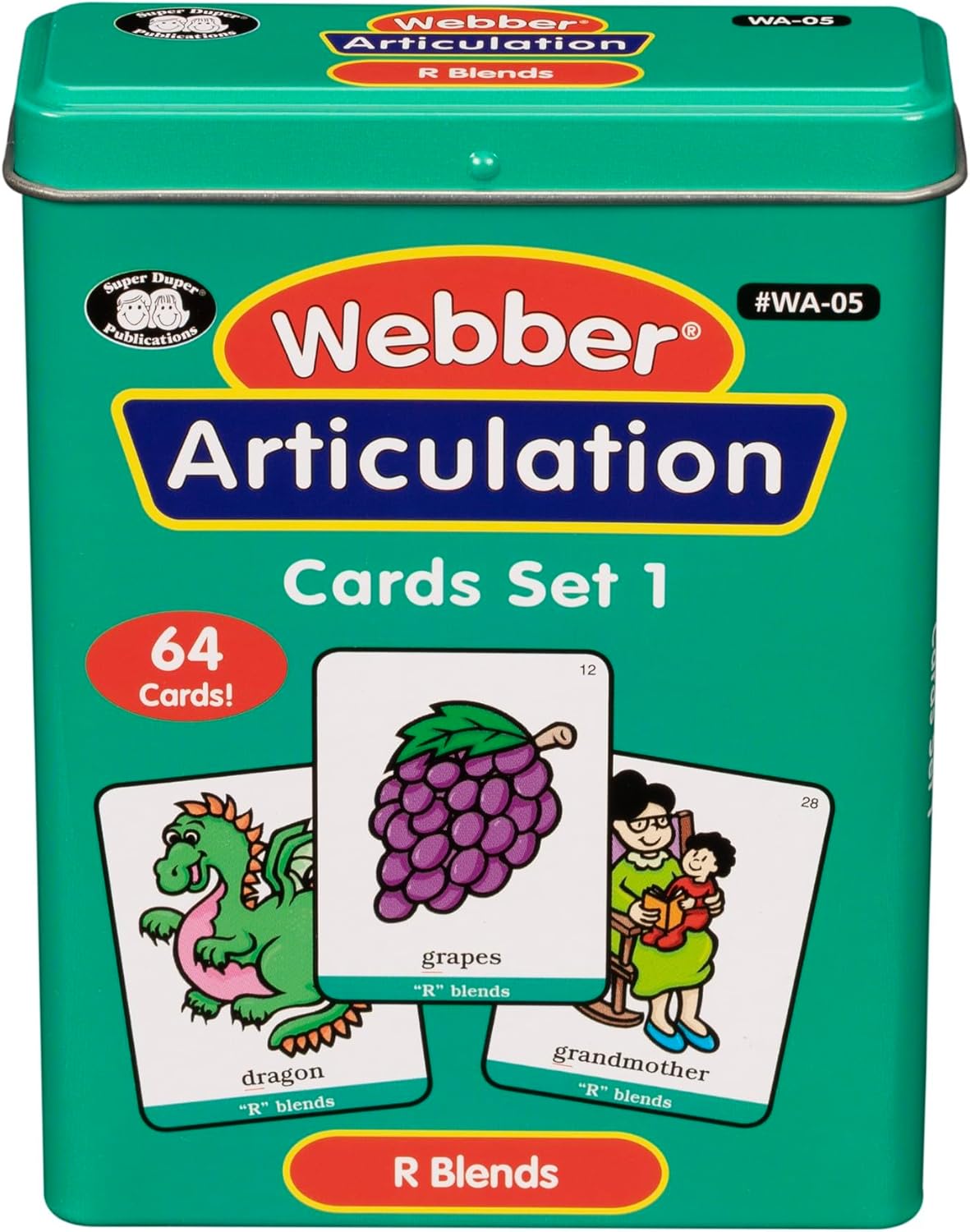 Amazon.com: Super Duper Publications | Articulation R Blends Fun Deck ...