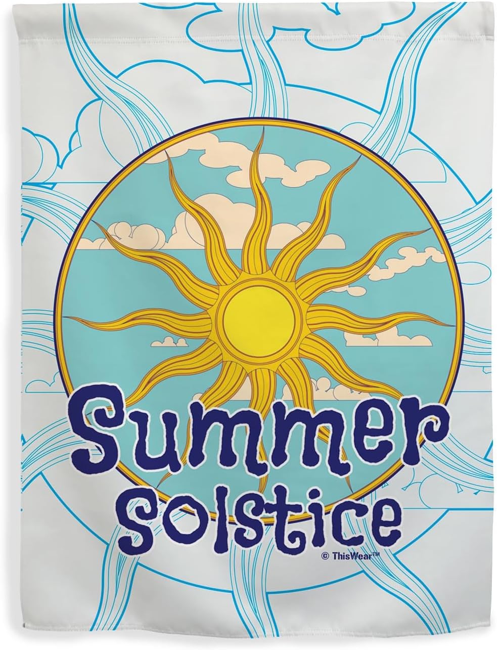 Amazon.com : Summer Solstice Flag Summer Solstice Full Sun Vertical ...