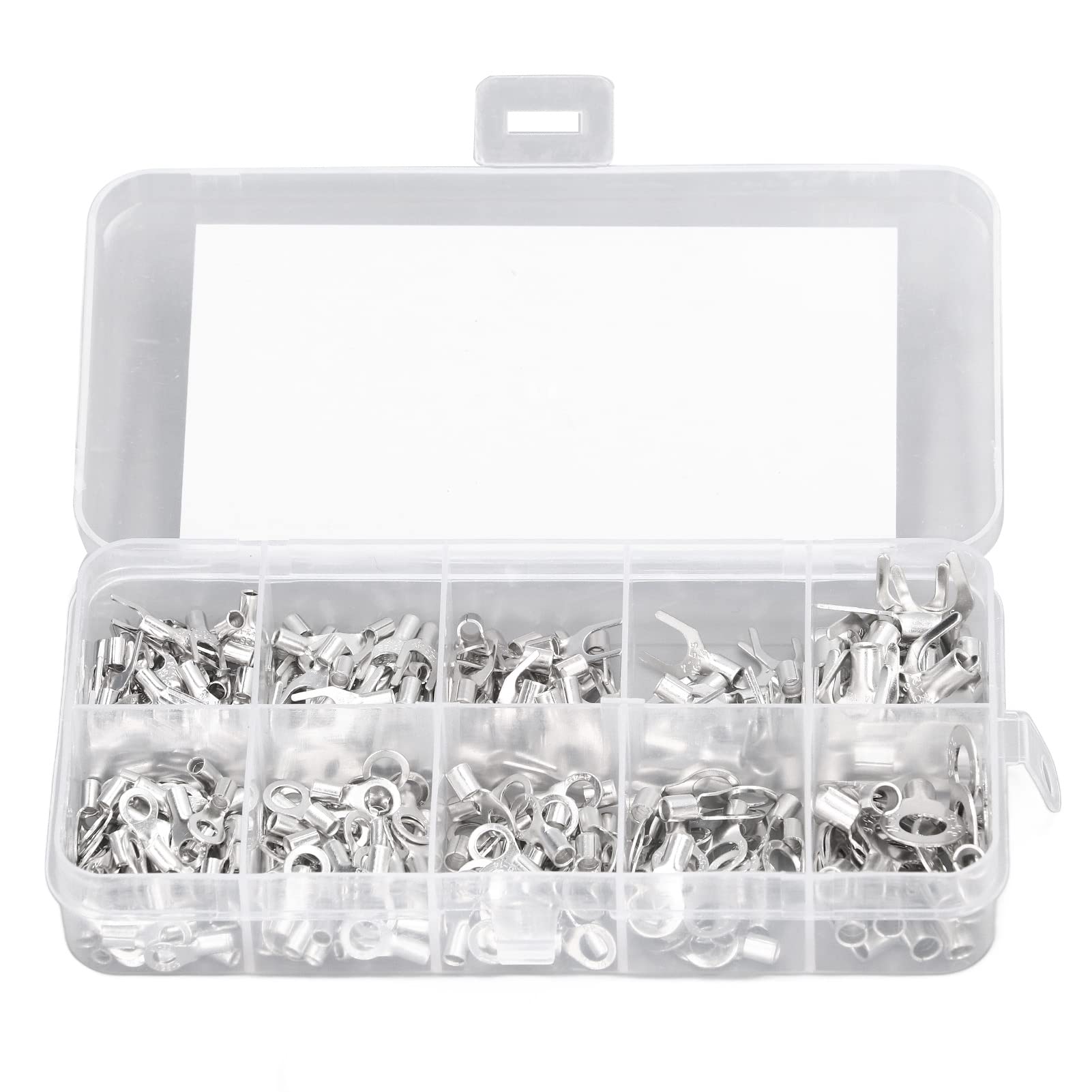 Heavy Duty Copper Fork Terminal Kit, Tinned Wide Ferrule Design for ...