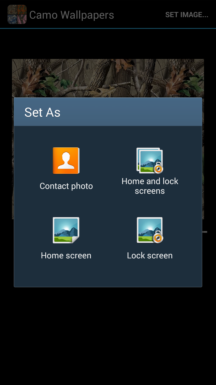 Camo Wallpapers: app su Amazon Appstore