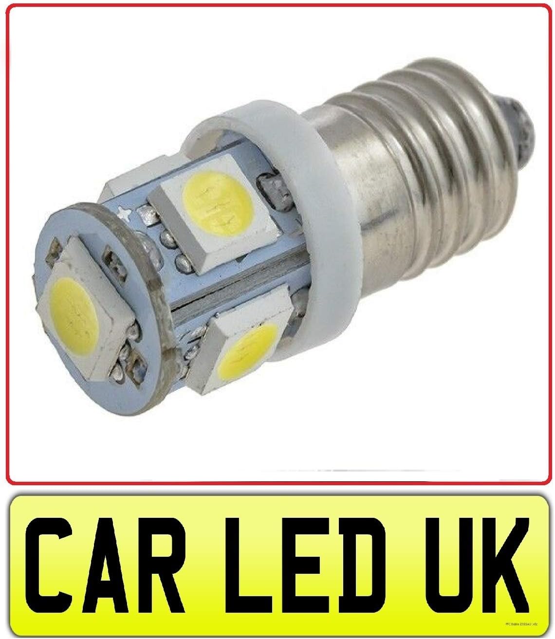 LED Bulb White 12V 2.2W Screw MES E10 987 Negative earth Cooler burn ...