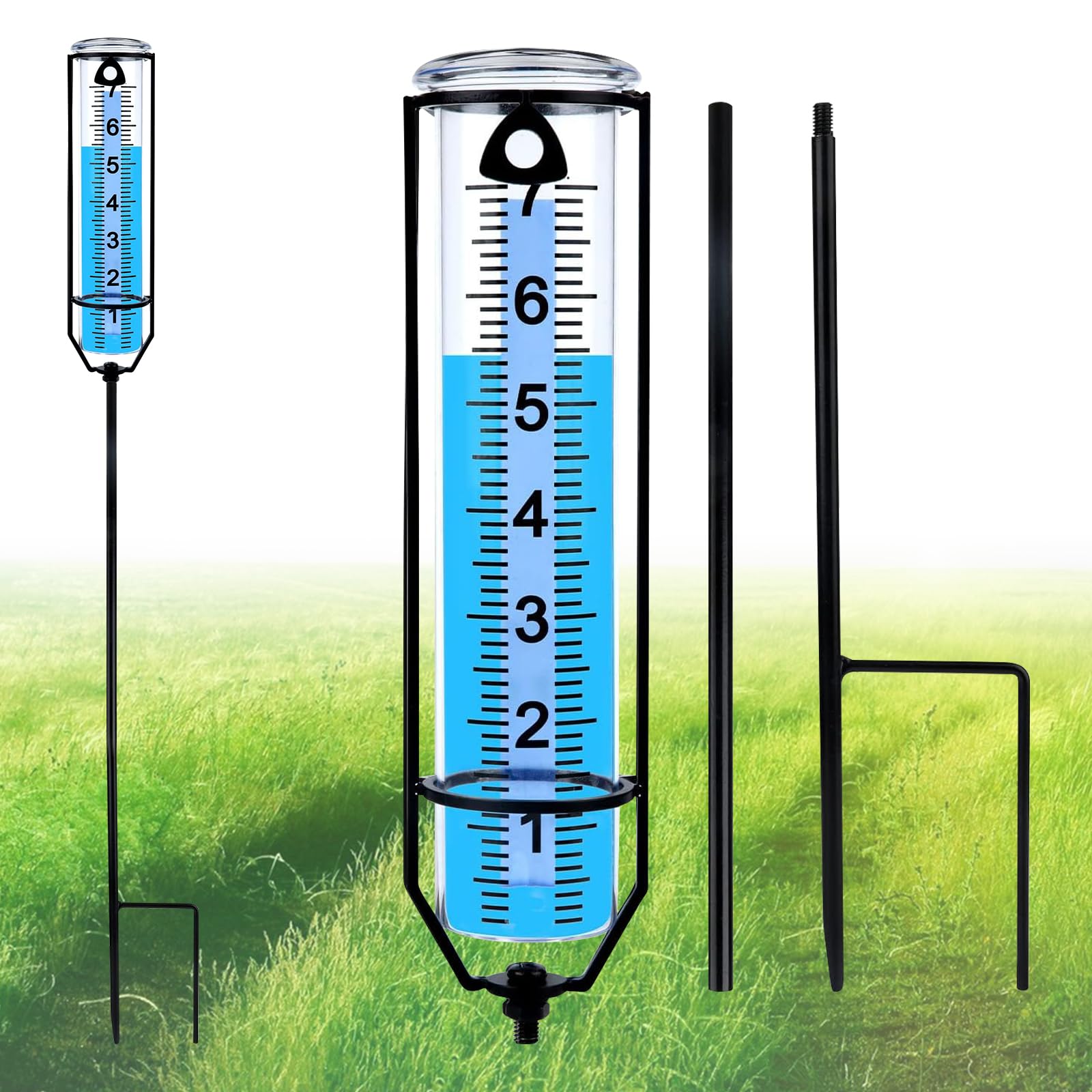 Rain Gauge for Outdoor, Freeze Proof Rain Guage Water Gauge for Rain ...