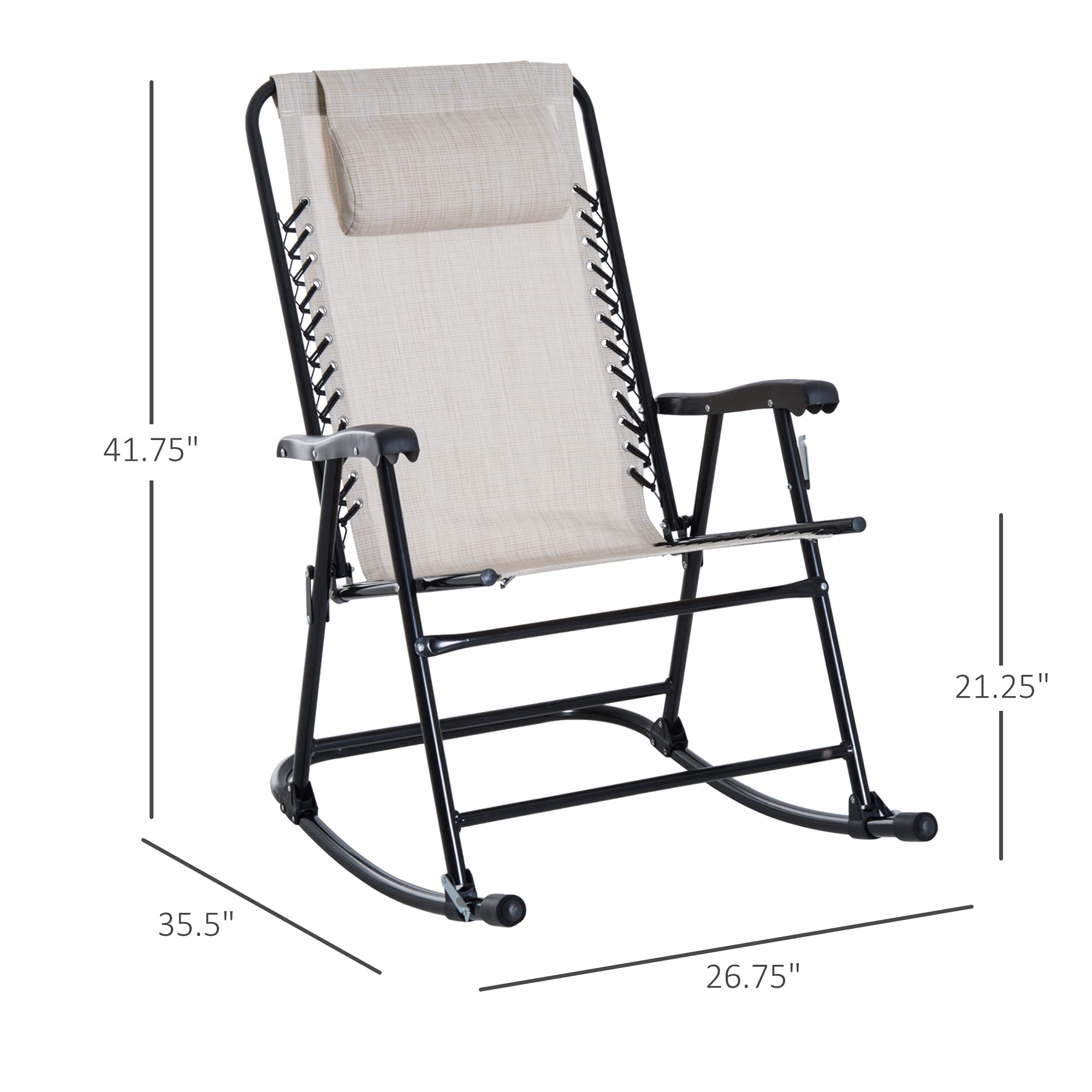 Outsunny Juego de mecedora pl...B079SZXCNH | Encarguelo.com