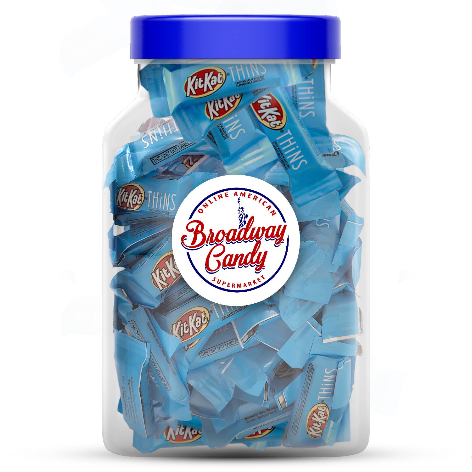 Buy Broadway Candy Sweets Jar 800g - Kit Kat Hazelnut Thins ...