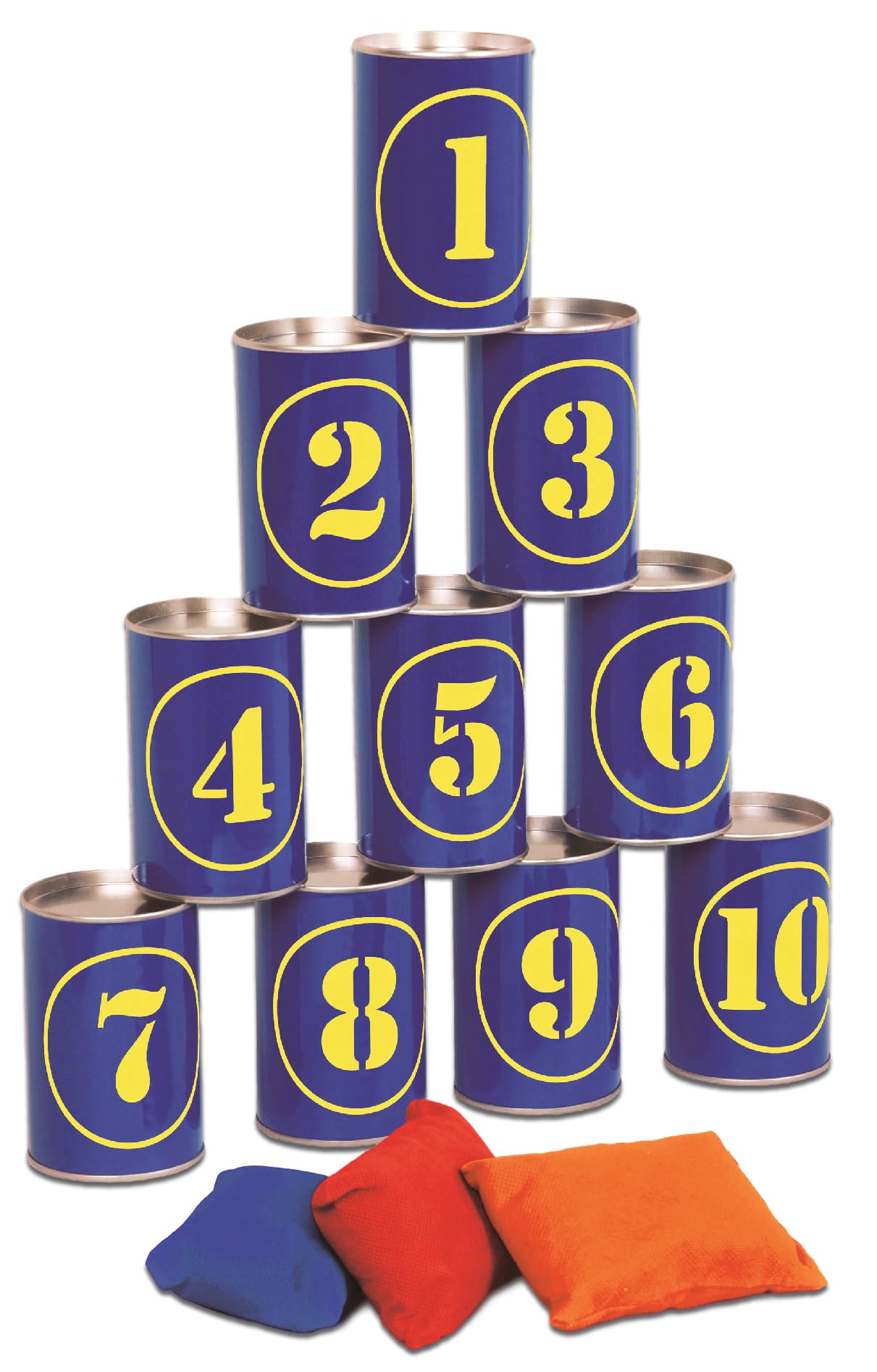 Game Knock The Cans Christmas Can Toss Game | Oriental Trading