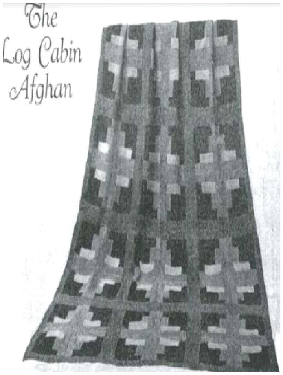Log Cabin Afghan Crochet Pattern