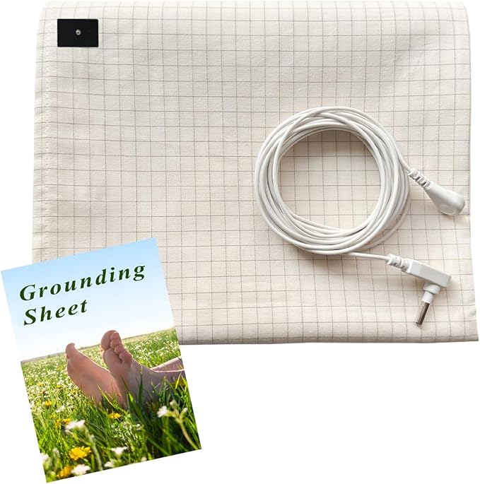 Amazon.com: Grounding Bed Sheet with 10% Silver Fiber, Conductive ...