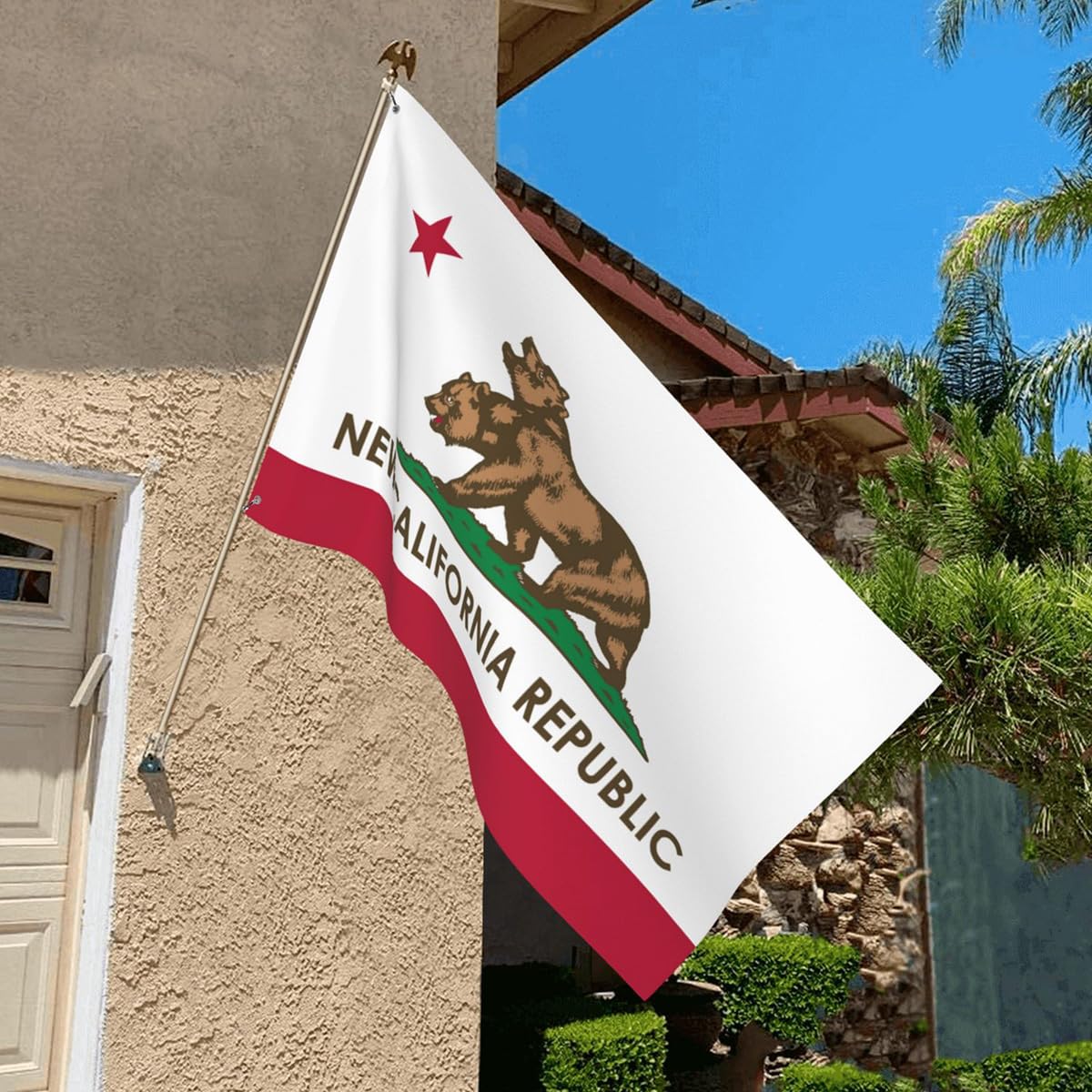 Nueva Bandera De La República De California Aerxemrbrae Nueva Bandera