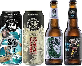 Amazon.co.jp: Thailand Full Moon Brew Works Can & Bottle Drinking ...