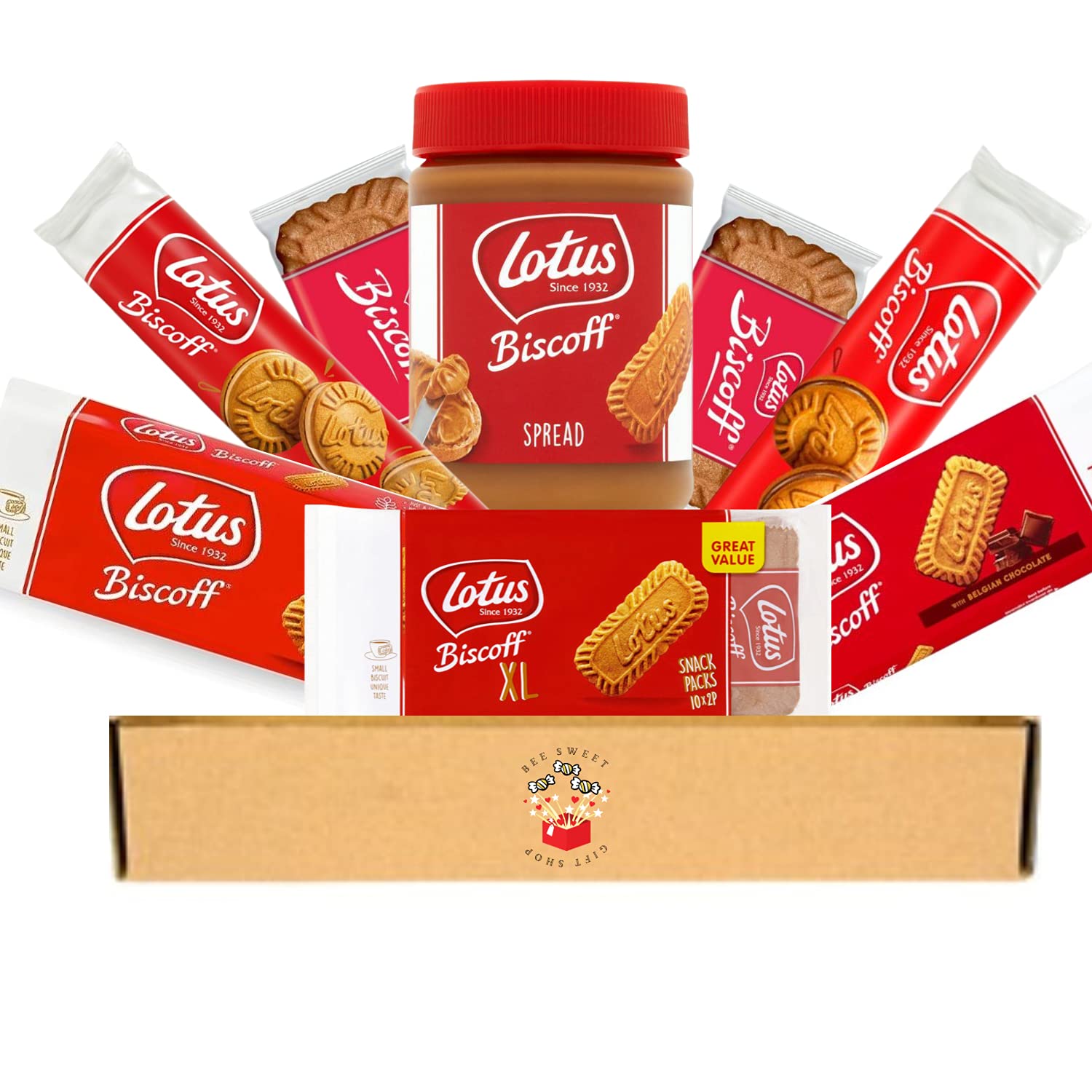 Buy Lotus Biscoff Hamper Treat Box – (Smooth Lotus Spread) Original ...