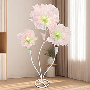 Amazon.com: SOCROTO Giant Flowers for Decoration 5.7FT Large Giant ...