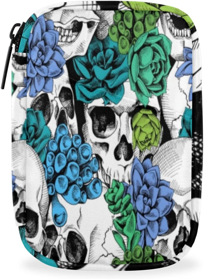 Amazon.com: Skull Succulent Weekly Travel Pill Organizer Cool Pill Case ...