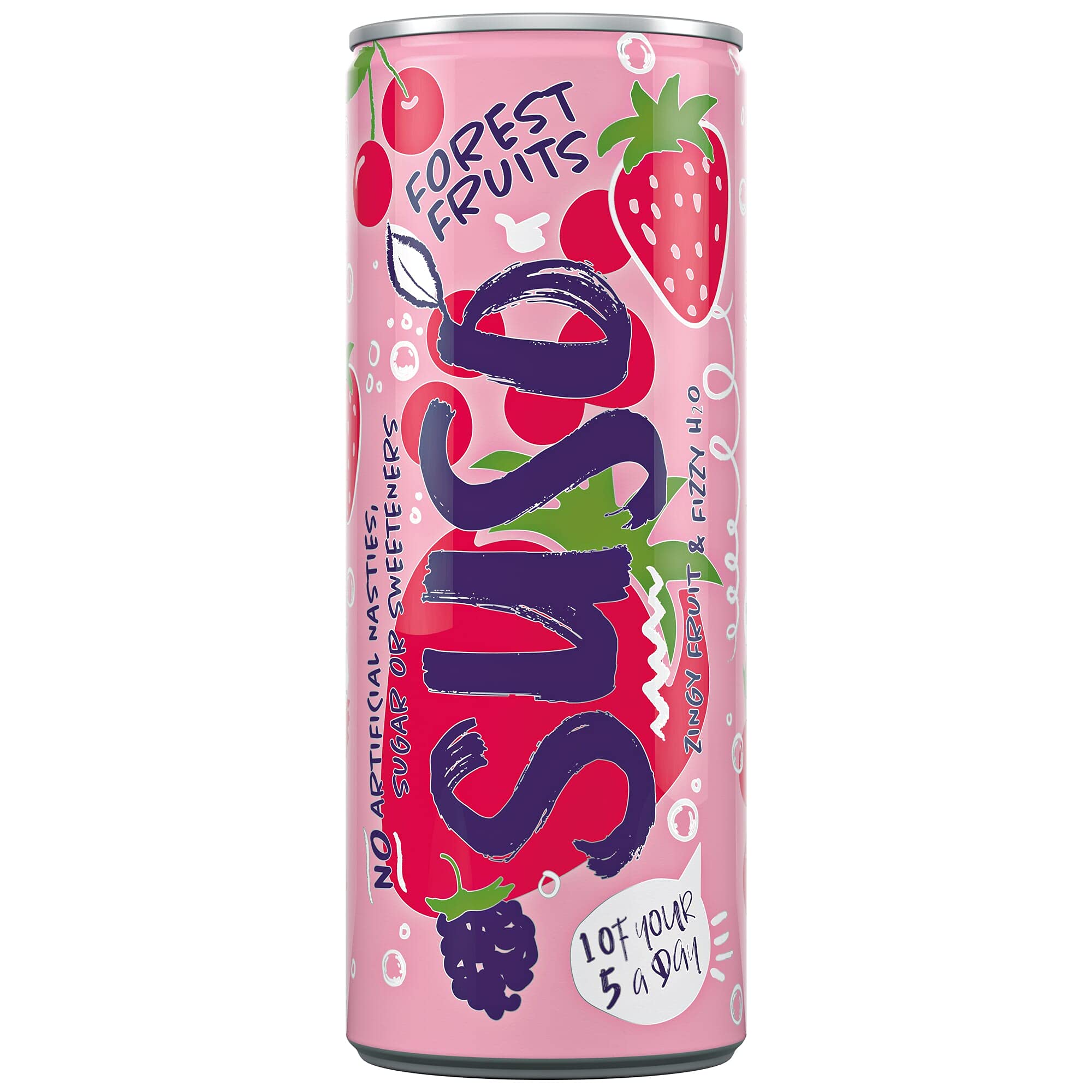 Suso Sparkling Forest Fruit Cans - 24x250ml : Amazon.co.uk: Grocery