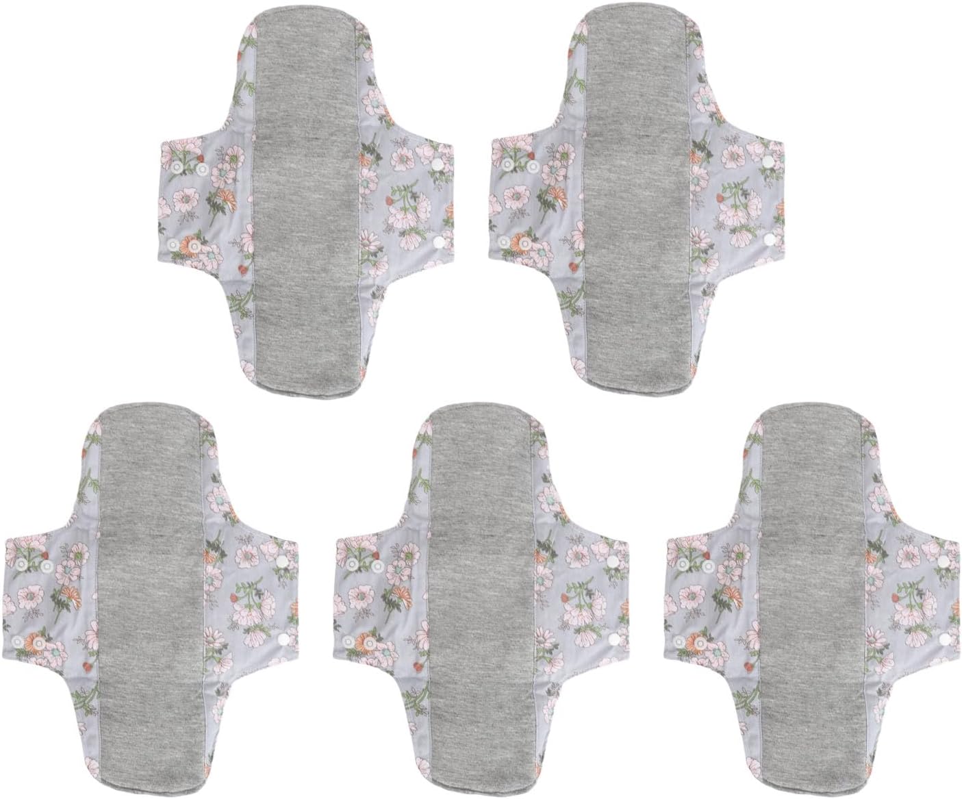 Amazon.com: Sanitary Pads, 5PCS Washable Sanitary Pads Leak Proof ...