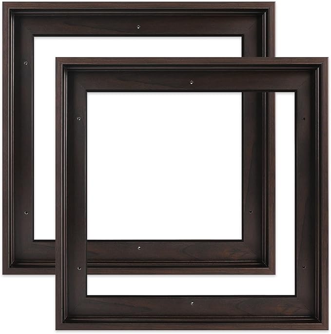 Amazon.com - FOLKOR Floater Frame for 10x10 Canvas Paintings, 2 Pack ...