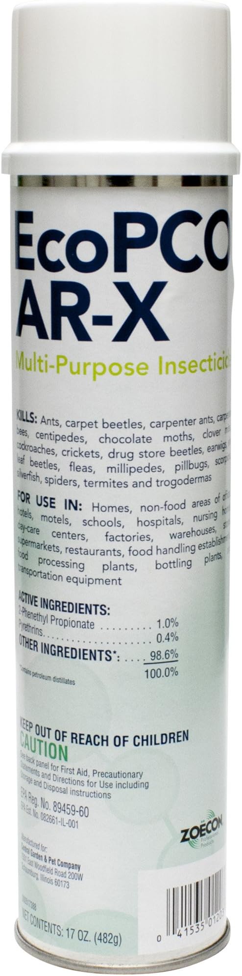 Amazon.com : Zoecon PCO AR-X Aerosol, 15oz : Home Pest Control Products ...