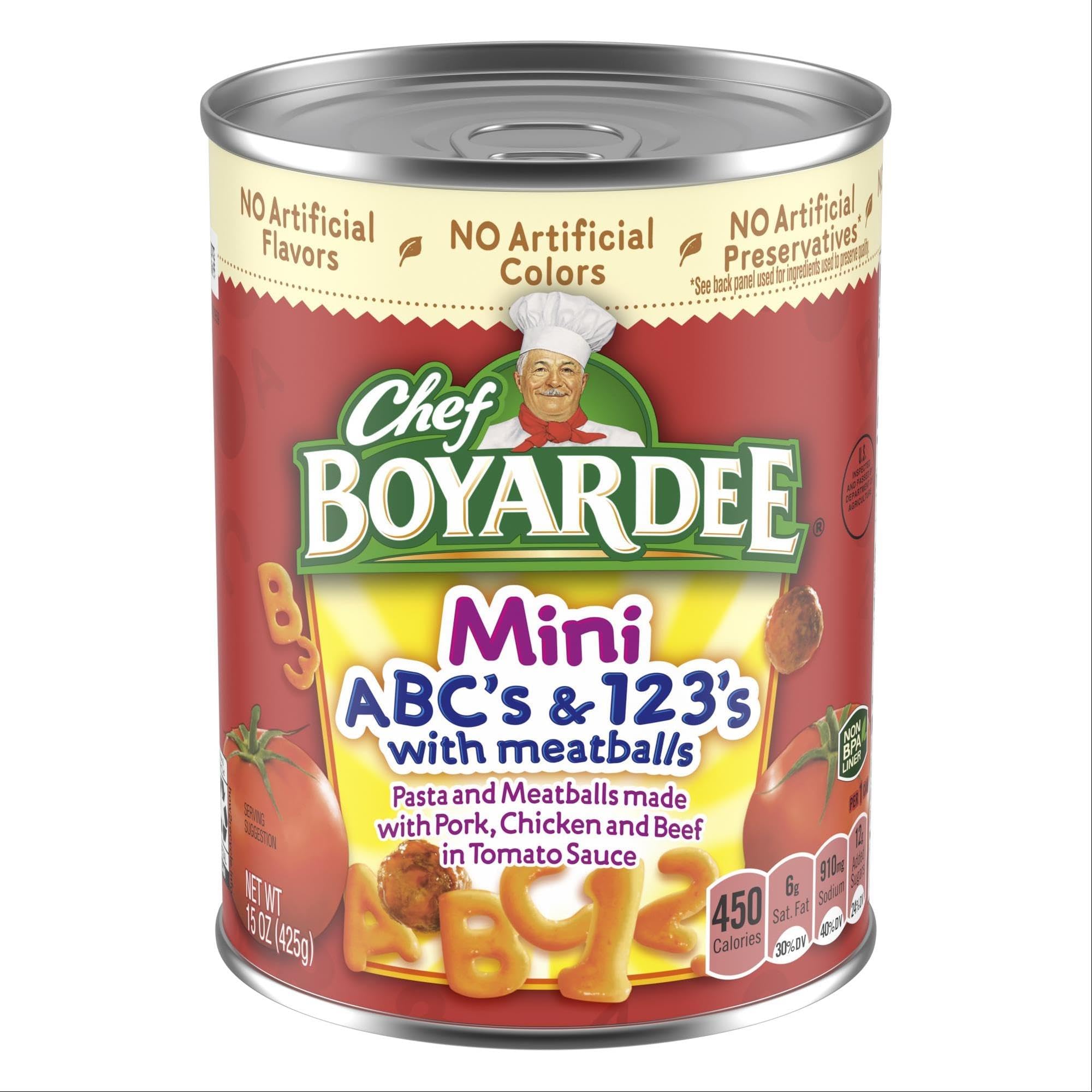 Amazon.com : Chef Boyardee Mini Beef Ravioli, Microwave Pasta, Canned ...