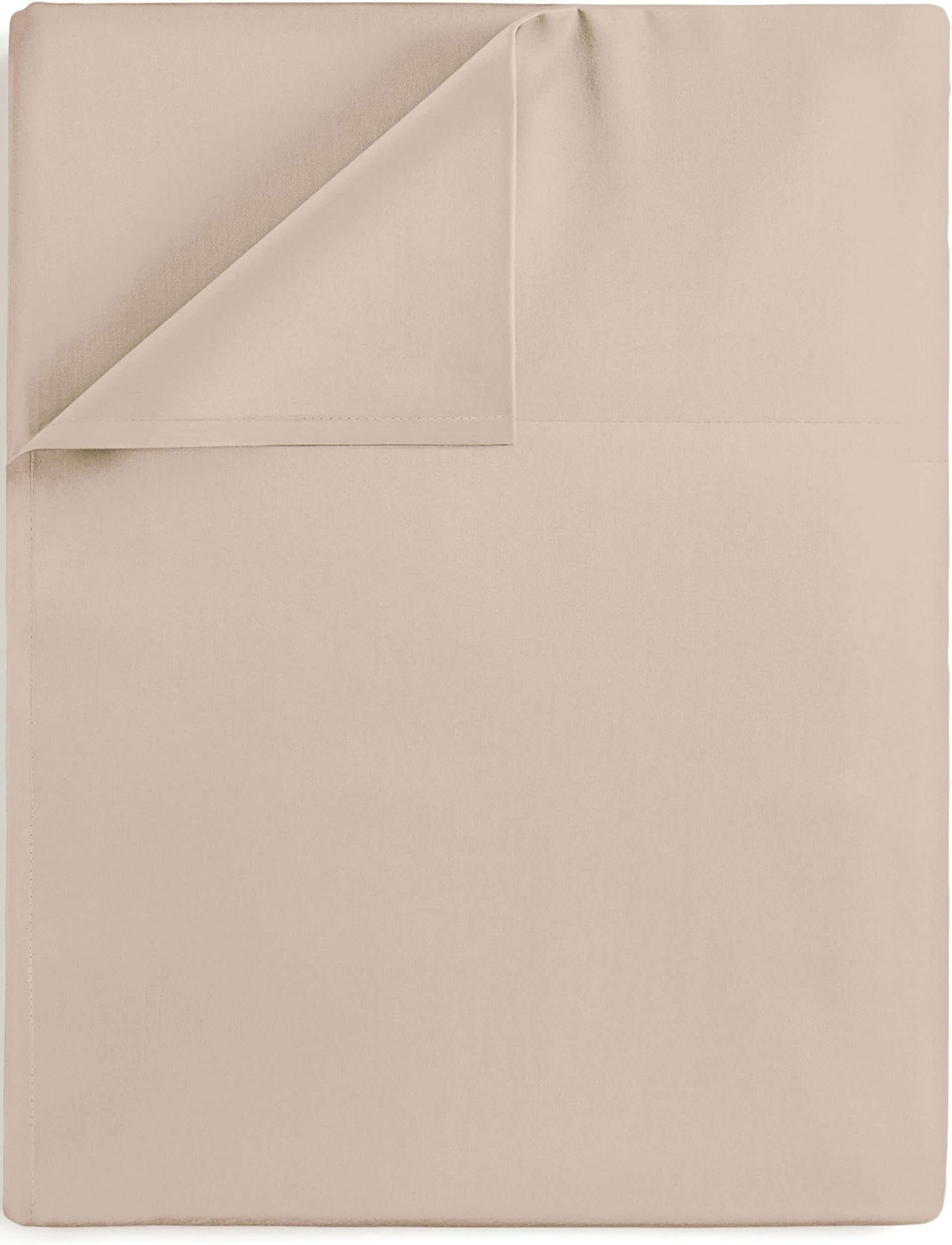 Amazon.com: Cal King Size Flat Bed Sheet - Hotel Luxury Single Flat ...