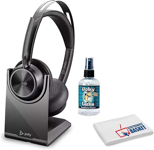 Amazon.com: Poly Voyager Focus 2 UC Stereo Bluetooth Headset (Microsoft ...