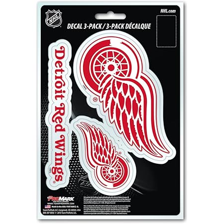 Amazon.com: Detroit Red Wings Team NHL National Hockey League Sticker ...