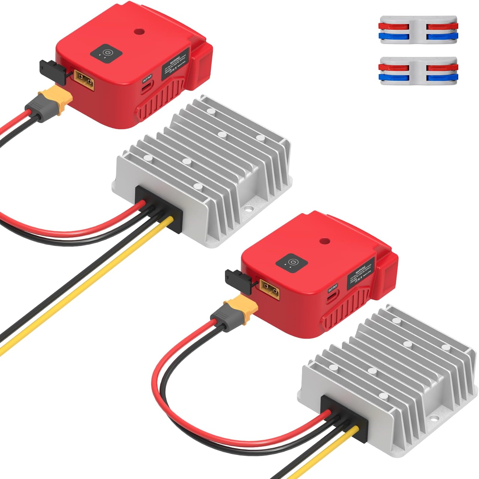 Amazon.com: Azocek 18V to 12V Step Down Converter Compatible with Mil ...