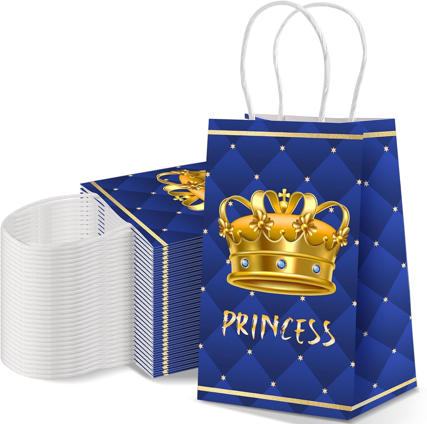 Amazon.com: PLMMOUT 16 Pcs Princess Party Favor Bags,Princess Candy ...