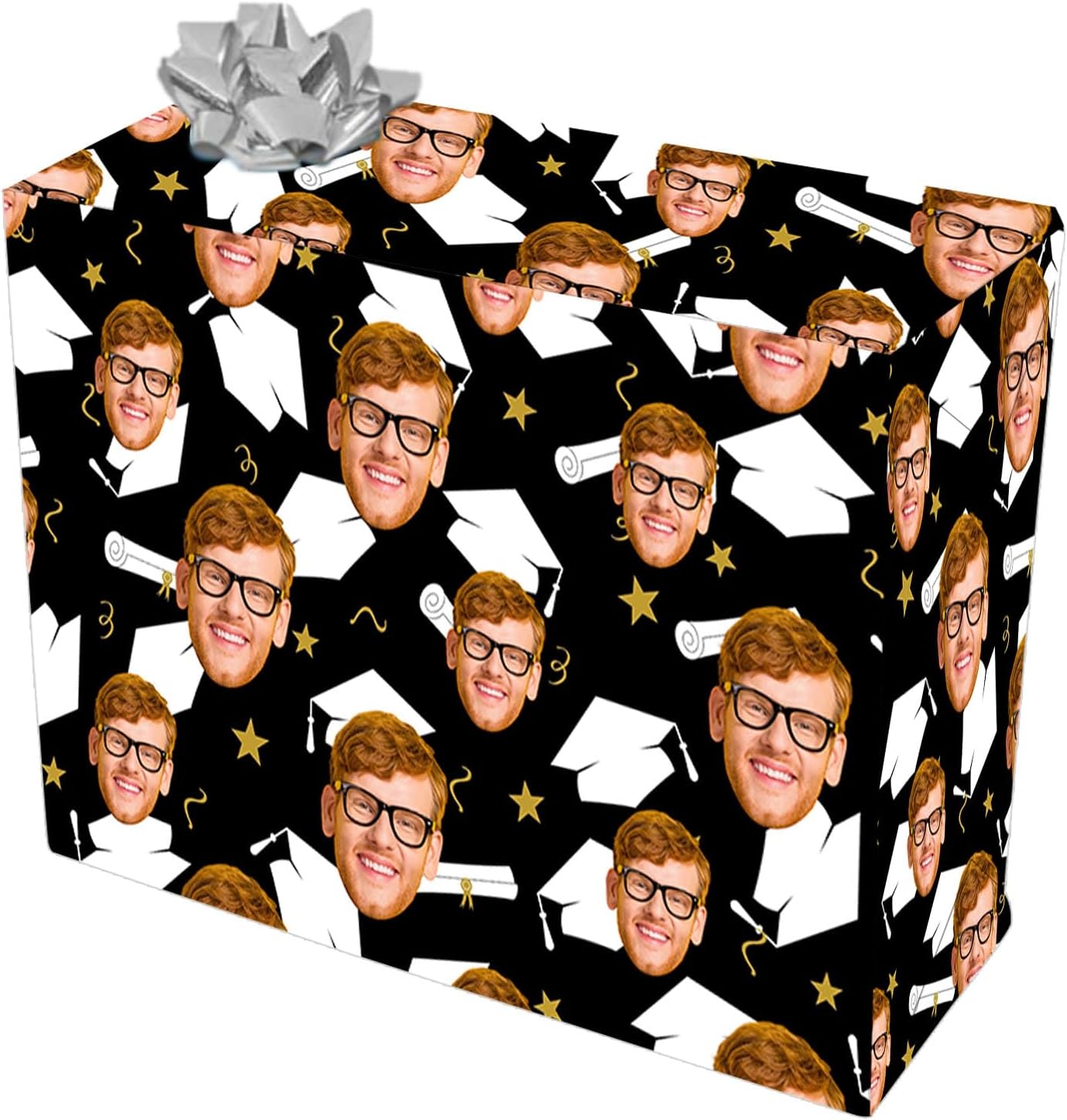 Amazon.com: Personalized Graduation Wrapping Paper with Photo Name ...