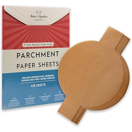 Amazon.com: 120 Pieces Precut Circle Cake Pan Liners Round Parchment ...