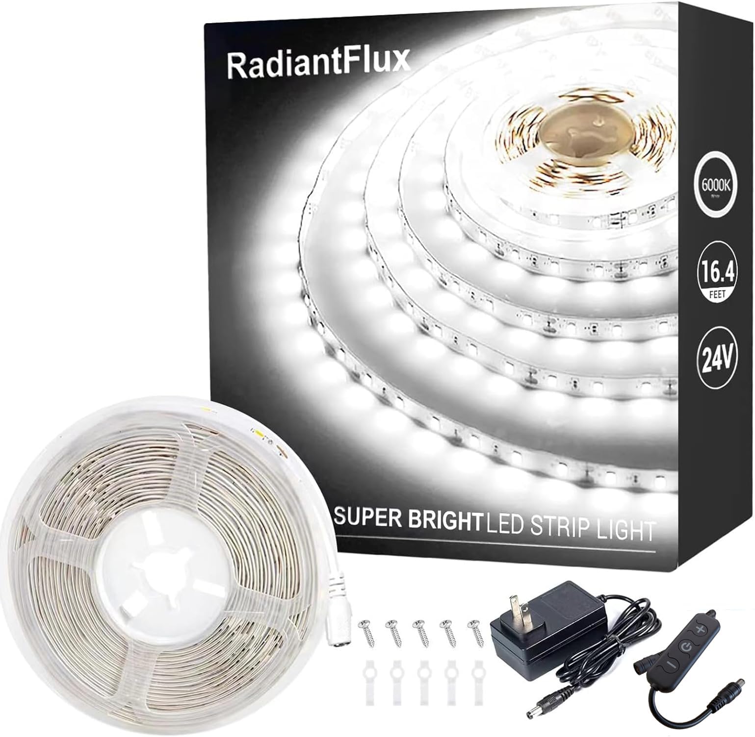 Amazon.com: Govee White LED Strip Lights, Upgraded 16.4ft Dimmable LED ...